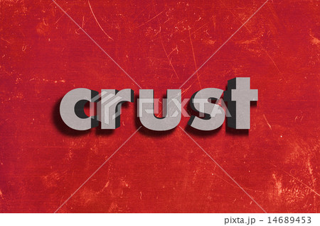 crust word on red wallのイラスト素材 [14689453] - PIXTA