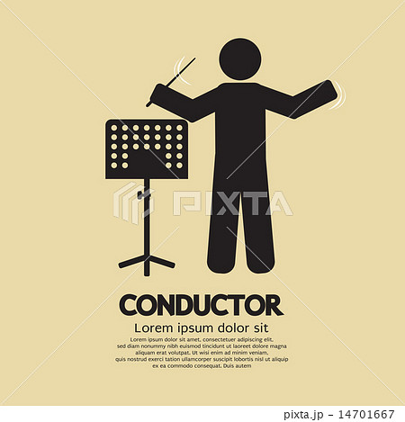 Conductor With Music Stand Symbolのイラスト素材 [14701667] - PIXTA