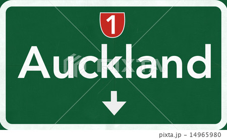 Auckland New Zealand Highway Road Signのイラスト素材 [14965980] - PIXTA