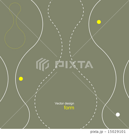 Abstract background of dotted lines and ballsのイラスト素材 [15029101] - PIXTA