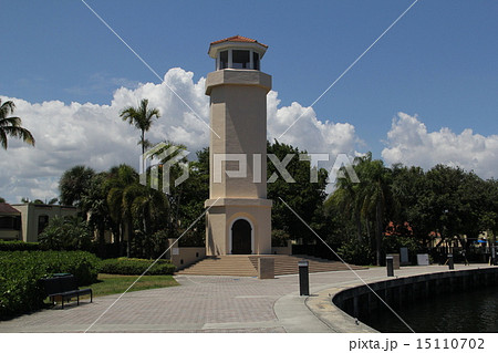 Lighthouse in Miami Marinaの写真素材 [15110702] - PIXTA