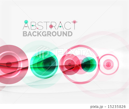 Circle geometric shape compositionのイラスト素材 [15235826] - PIXTA