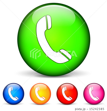 phone round iconsのイラスト素材 [15242385] - PIXTA