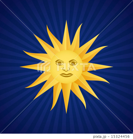 Uruguay design over blue background vector...のイラスト素材 [15324456] - PIXTA