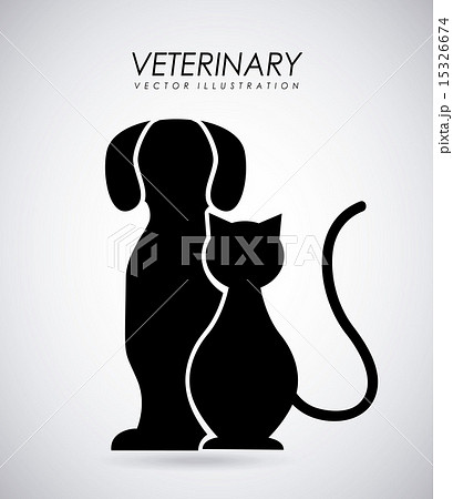 Pet design over gray background vector...のイラスト素材 [15326674] - PIXTA