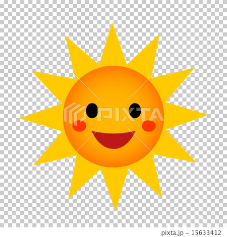 Smiley sun - Stock Illustration [15633412] - PIXTA