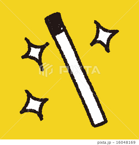 Magic Wand doodle drawingのイラスト素材 [16048169] - PIXTA