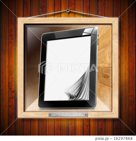 Concept of Modern Library - Tablet computerのイラスト素材 [16297868] - PIXTA