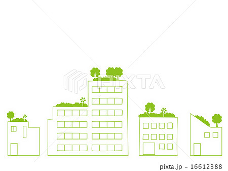屋上緑化3のイラスト素材 [16612388] - PIXTA