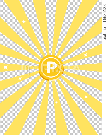 Point coin, yellow concentrated line back,... - Stock Illustration ...