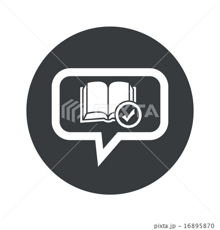 Round select book dialog iconのイラスト素材 [16895870] - PIXTA