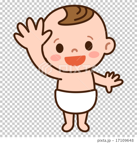 Waving hand baby - Stock Illustration [17109648] - PIXTA