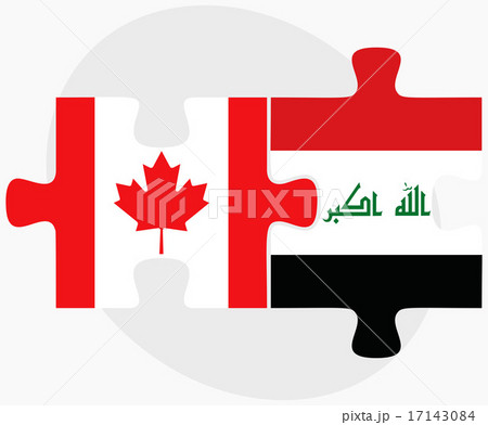 Canada and Iraq Flagsのイラスト素材 [17143084] - PIXTA