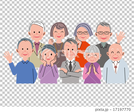 Senior assembly - Stock Illustration [17197770] - PIXTA