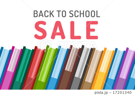 Books vector logo icons set. Sale backgroundのイラスト素材 [17201340] - PIXTA