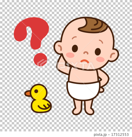 Thinking baby - Stock Illustration [17312553] - PIXTA