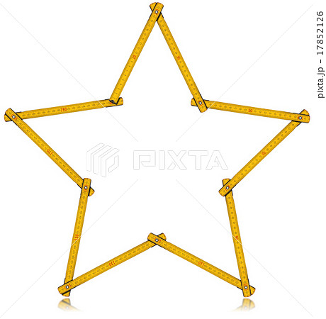 Wooden Folding Ruler Star Shapedのイラスト素材 [17852126] - PIXTA