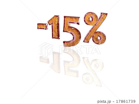 Inscription minus 15 percentのイラスト素材 [17861739] - PIXTA