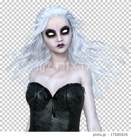 Horror make-up ladies - Stock Illustration [17880826] - PIXTA