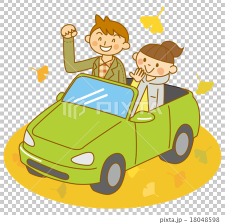 Fall Drive - Stock Illustration [18048598] - PIXTA