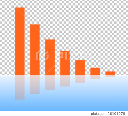 Descending bar chart - Stock Illustration [18101076] - PIXTA