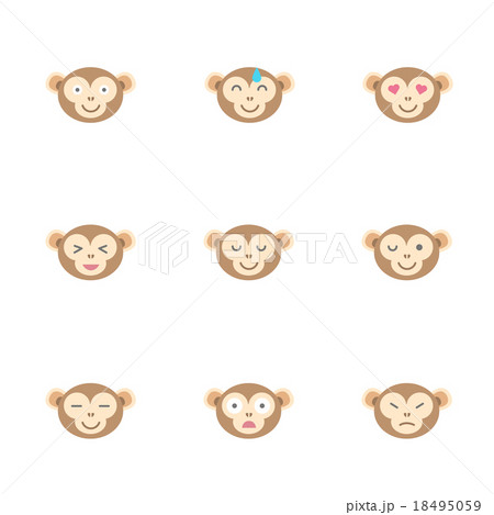 Cute Monkey Emoticon