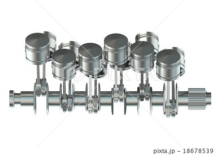 V12 engine pistonsのイラスト素材 [18678539] - PIXTA