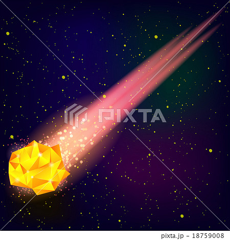 Falling Orange Meteorのイラスト素材 [18759008] - PIXTA
