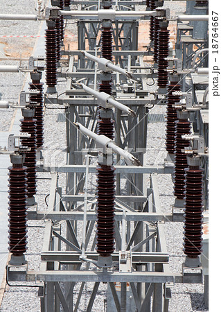 115 kv switch in sub stationの写真素材 [18764667] - PIXTA