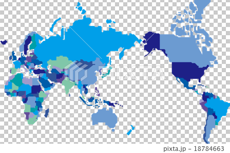World map color categories by country - Stock Illustration [18784663 ...