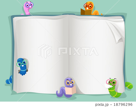 Book Worm Border Clip Art Outstanding Book Worm Vectors Vector Art