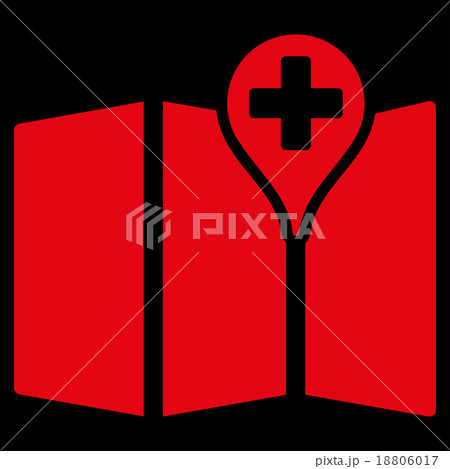 Medical Map Iconのイラスト素材 [18806017] - PIXTA