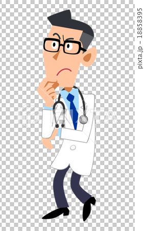 A questioning doctor - Stock Illustration [18858395] - PIXTA