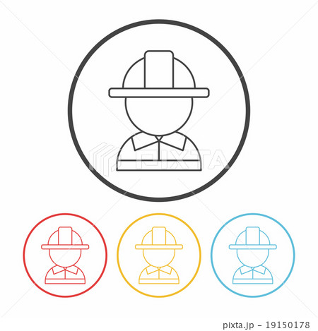 Occupation line iconのイラスト素材 [19150178] - PIXTA