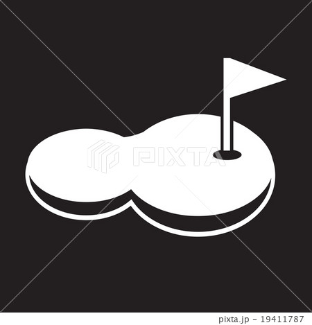 golf court iconのイラスト素材 [19411787] - PIXTA