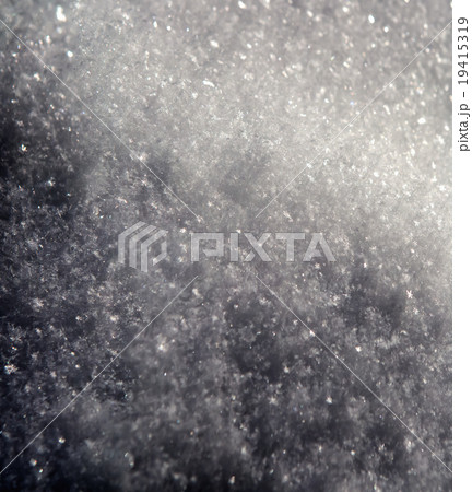 Winter background of shiny snowの写真素材 [19415319] - PIXTA