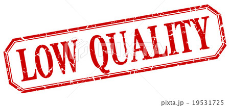 low quality square red grunge isolated labelのイラスト素材 [19531725] - PIXTA