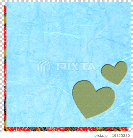 Japanese style greeting card heart - Stock Illustration [19855220] - PIXTA