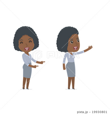 Happy and Cheerful Character Social Workerのイラスト素材 [19930801] - PIXTA