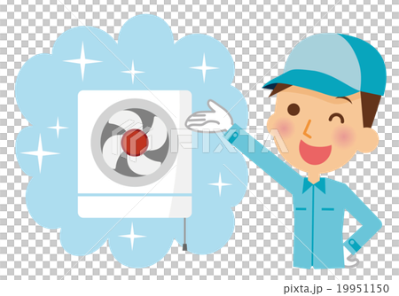 House cleaning ventilation fan - Stock Illustration [19951150] - PIXTA