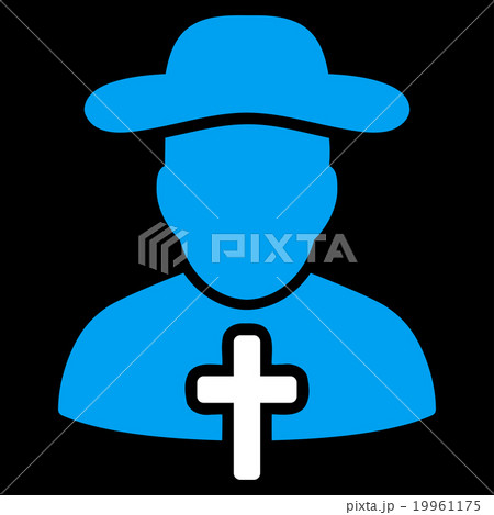 Cleric Flat Iconのイラスト素材 [19961175] - PIXTA