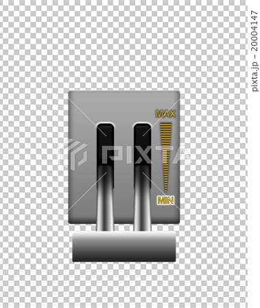 Handle lever switch (MIN) - Stock Illustration [20004147] - PIXTA