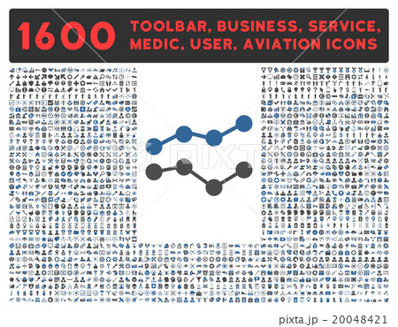 Trends Icon With Large Pictogram Collectionのイラスト素材 [20048421] - PIXTA