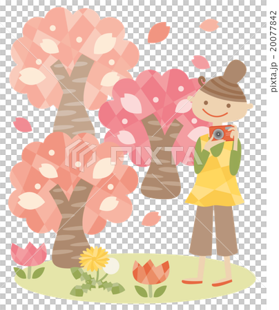 Hanami women - Stock Illustration [20077842] - PIXTA