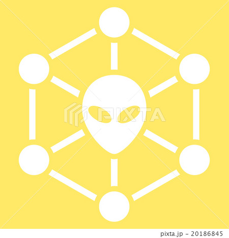 Alien Network Flat Iconのイラスト素材 [20186845] - PIXTA