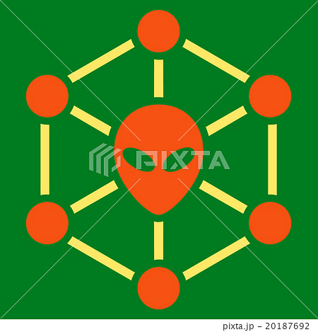 Alien Network Flat Iconのイラスト素材 [20187692] - PIXTA