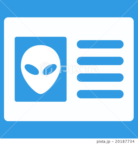 Alien Account Card Flat Iconのイラスト素材 [20187734] - PIXTA