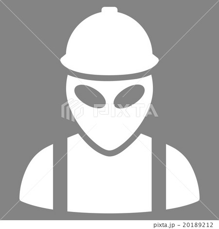 Alien Builder Flat Iconのイラスト素材 [20189212] - PIXTA