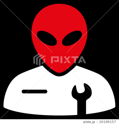 Alien Mechanic Flat Iconのイラスト素材 [20190157] - PIXTA