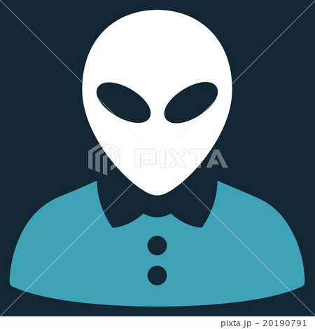 Alien Female Flat Iconのイラスト素材 [20190791] - PIXTA